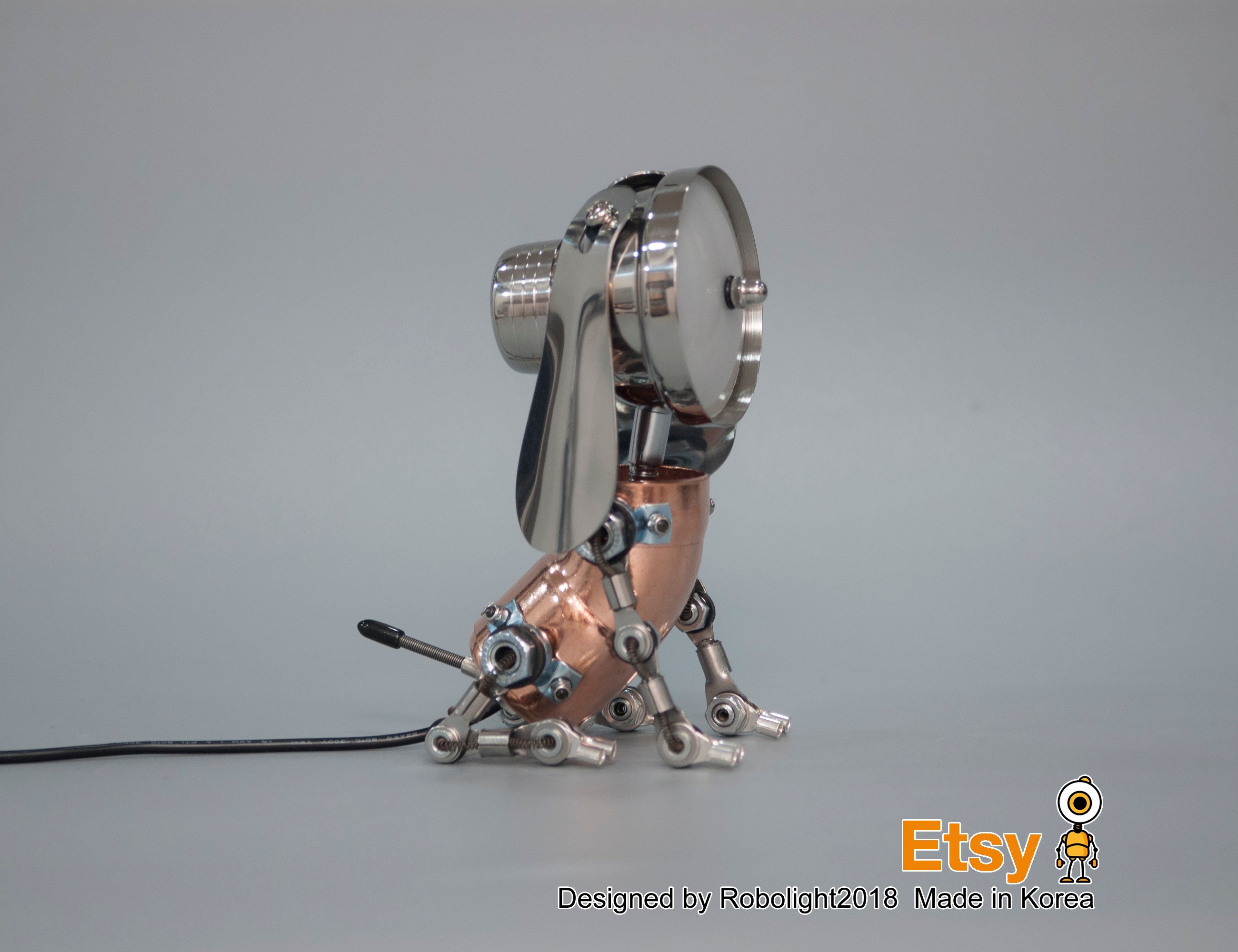 Puppy Robot Table Lamp | Etsy