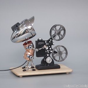 3 Color LED Table Lamp Cinema Paradiso - Etsy