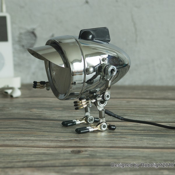 Robot Lamp - Etsy