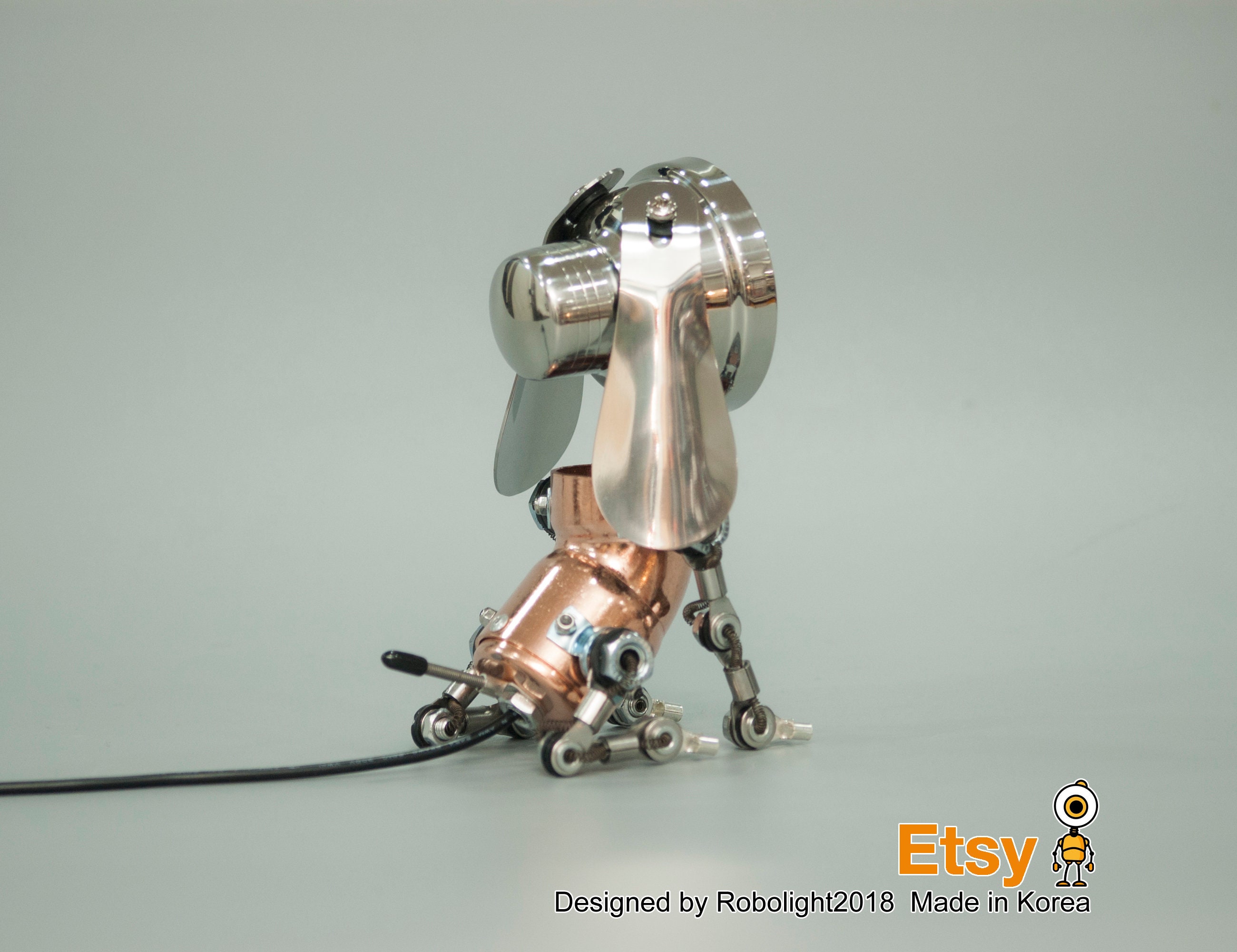 Puppy Robot Table Lamp | Etsy