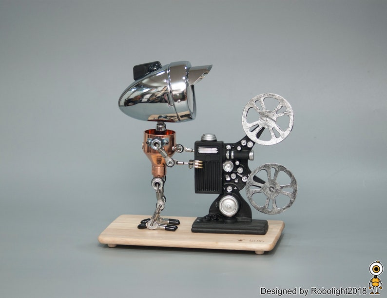 3 Color LED Table Lamp Cinema Paradiso | Etsy