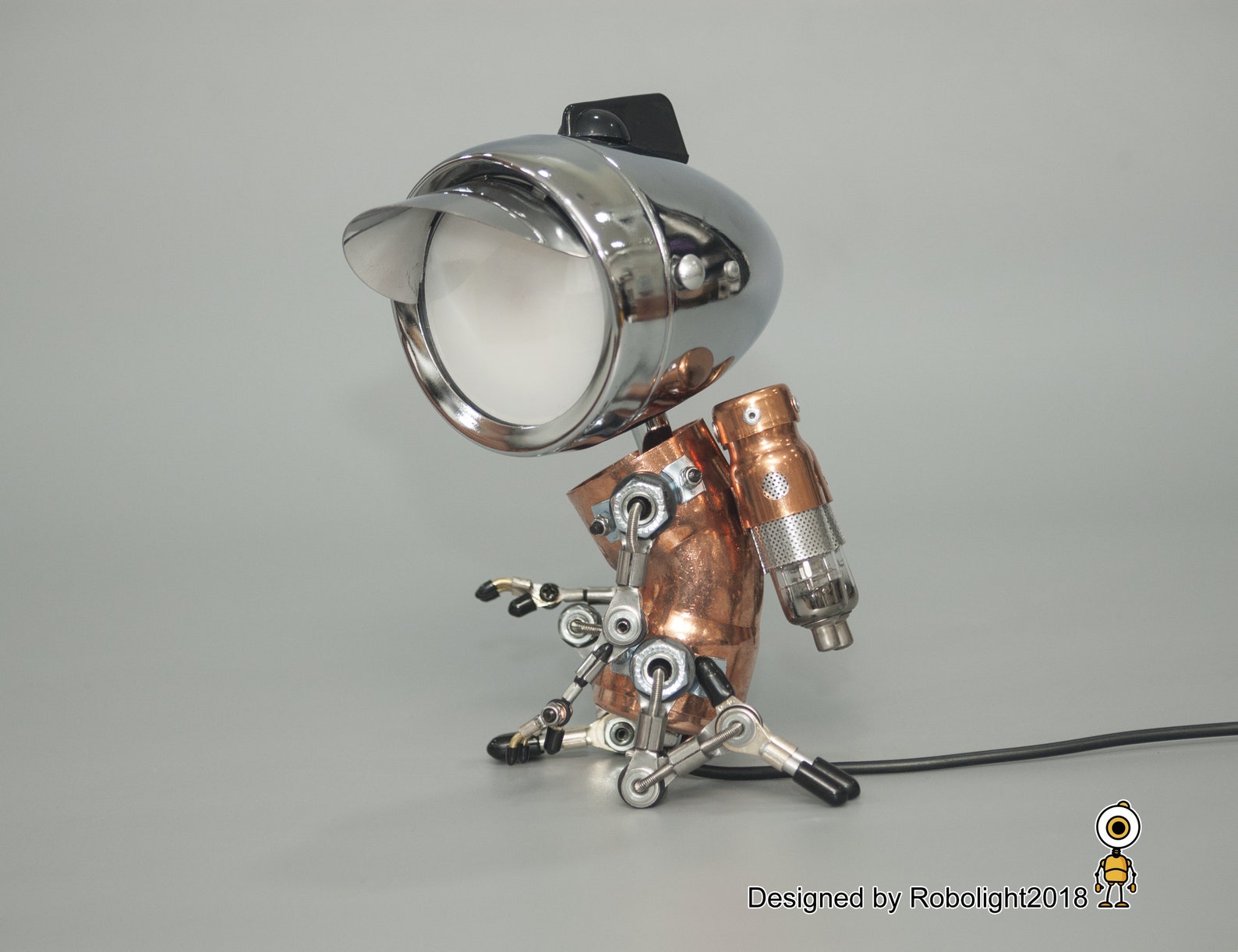 Steampunk Robot Home Decor-desk Accessories-industrial Rustic Home ...