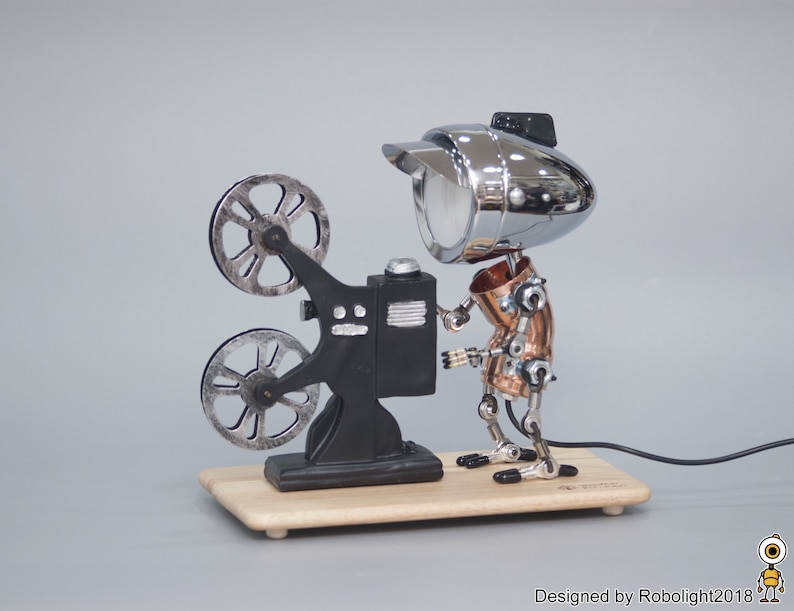 3 Color LED Table Lamp Cinema Paradiso | Etsy