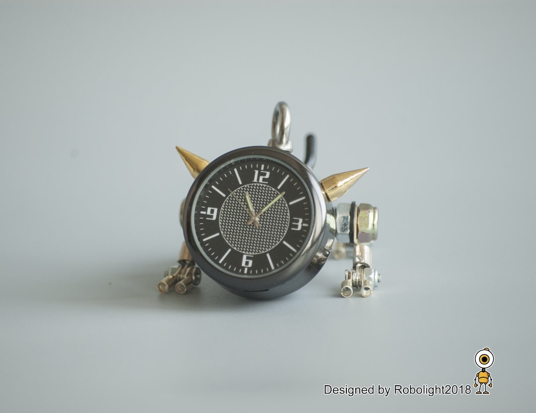 Handmade Steampunk Robot Clock: Industrial Desk Decor - Etsy