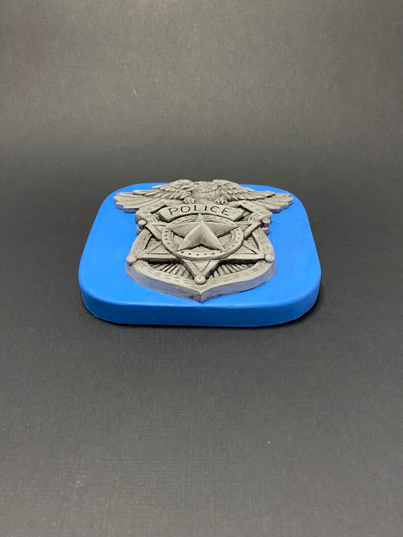 Police Badge Silicone Mold Cop Badge Silicone Mold Police - Etsy