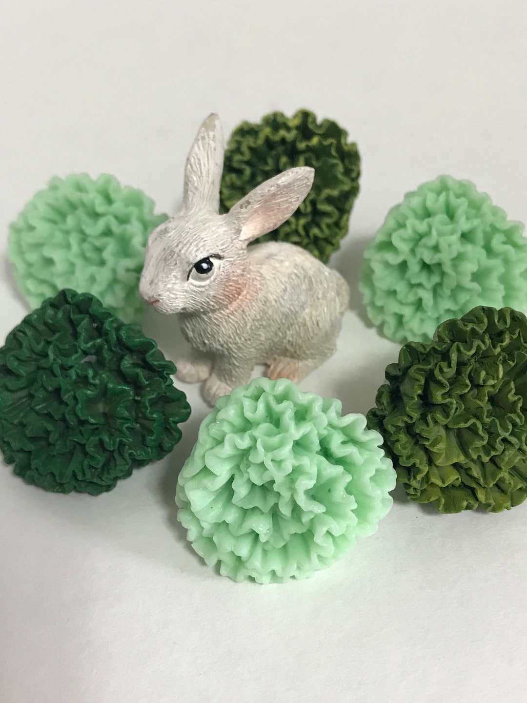 3D Mini Lettuce Silicone Mold Easter Mods Soap Molds Lettuce Molds Soap ...