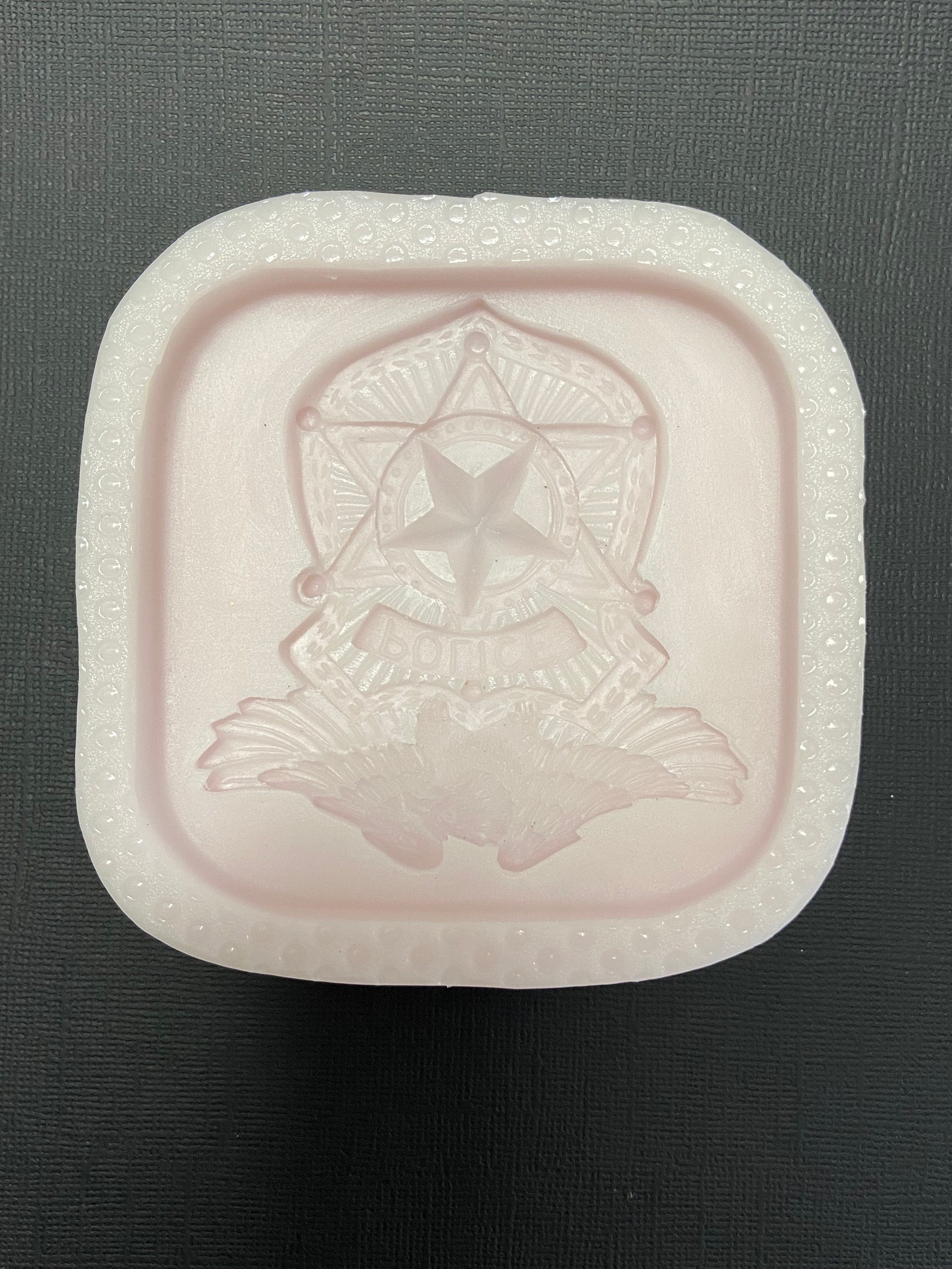 Police Badge Silicone Mold Cop Badge Silicone Mold Police - Etsy