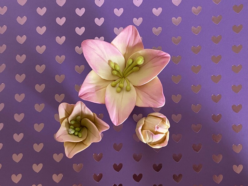 Lily Flowers Set of 3 Molds Lily Silicone Molds 3D Lily Mold - Etsy