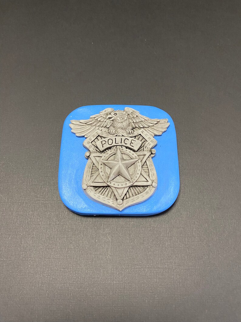 Police Badge Silicone Mold Cop Badge Silicone Mold Police - Etsy