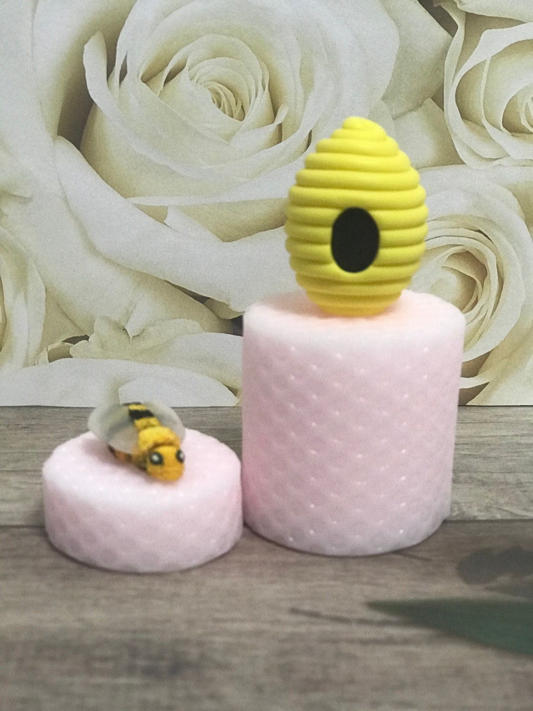 3D Honey Bee and Comb Silicone Molds Set of Two Bee Mold Honey Comb ...