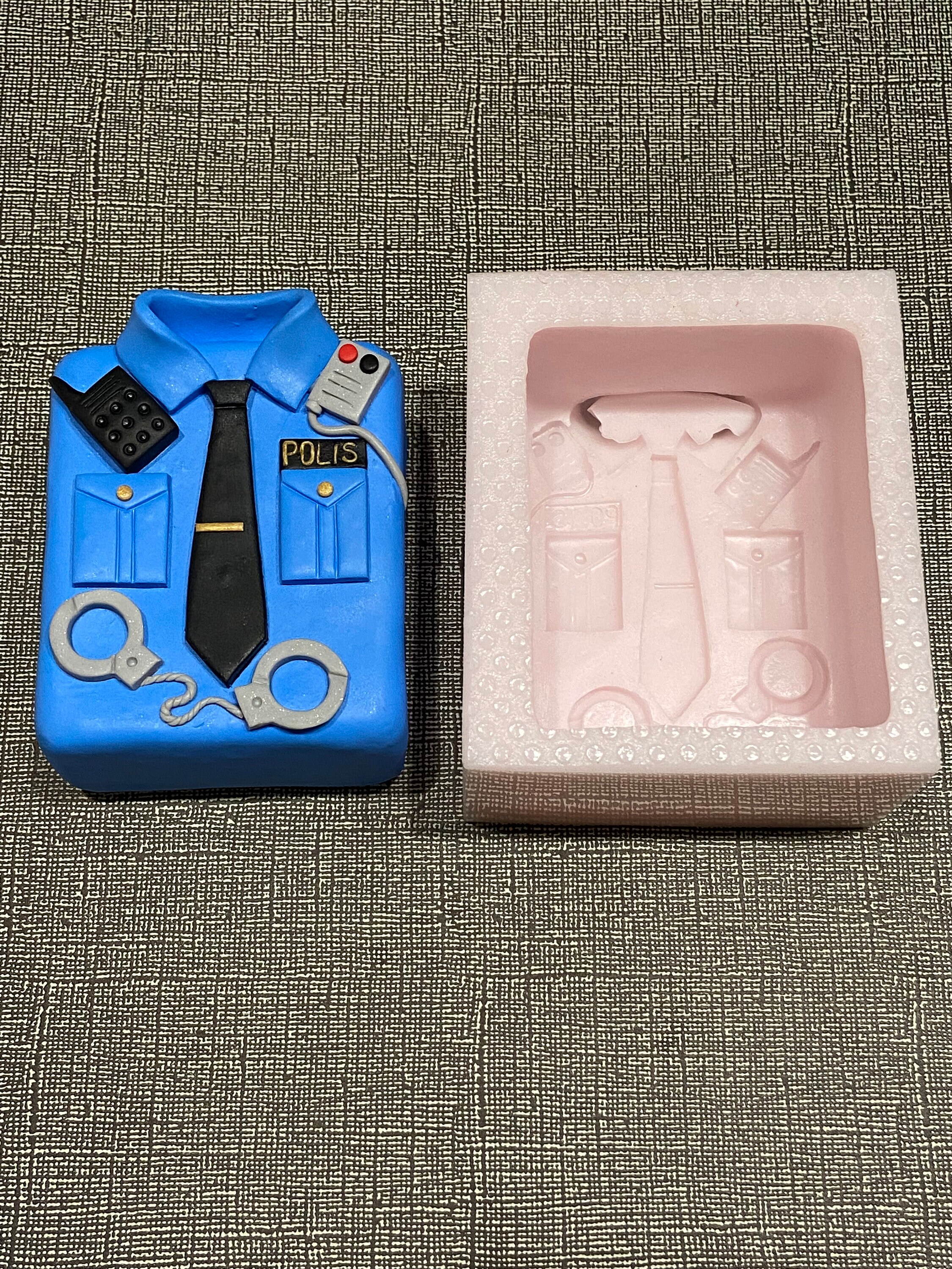 Police Uniform Silicone Mold Policeman Uniform Mold Policeman - Etsy