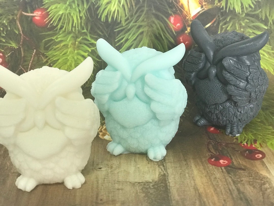 Owl Silicone Mold 3D Owl Mold Owl Soap Mold Candle Mold Baking - Etsy