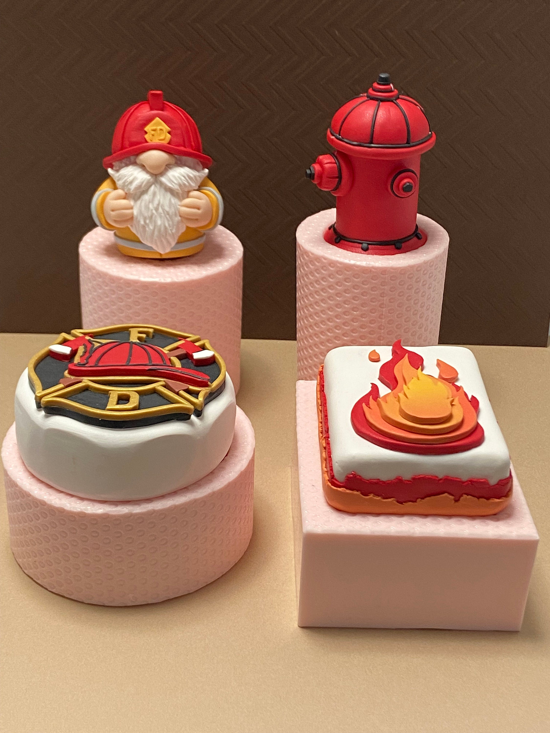 Firefighter Silicone Molds Set of 4 Firefighter Soap Molds - Etsy