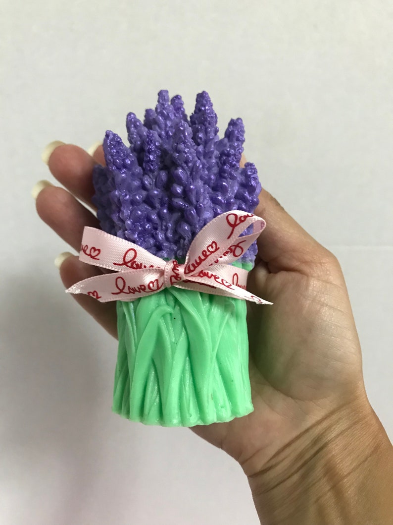 Large Lavender Bouquet Silicone Mold Soap Mold Flower Mold - Etsy