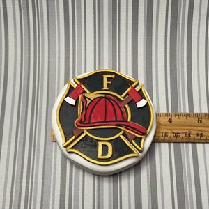 Fire Department Logo Silicone Mold Fire Department Logo Soap Mold ...