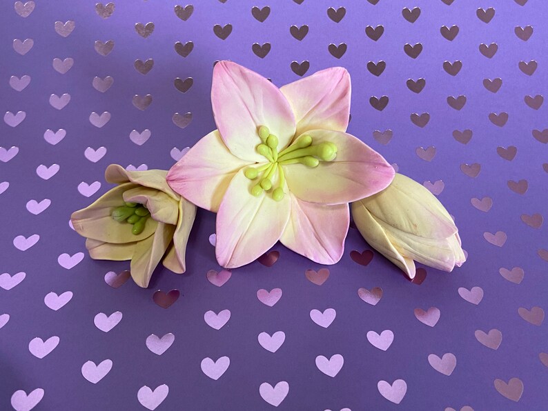 Lily Flowers Set of 3 Molds Lily Silicone Molds 3D Lily Mold - Etsy