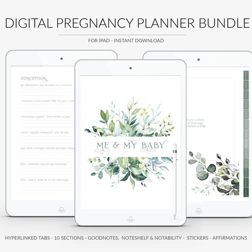 Pregnancy Digital Stickers 500 Digital Pregnant Stickers | Etsy