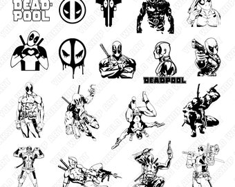 Deadpool vector | Etsy