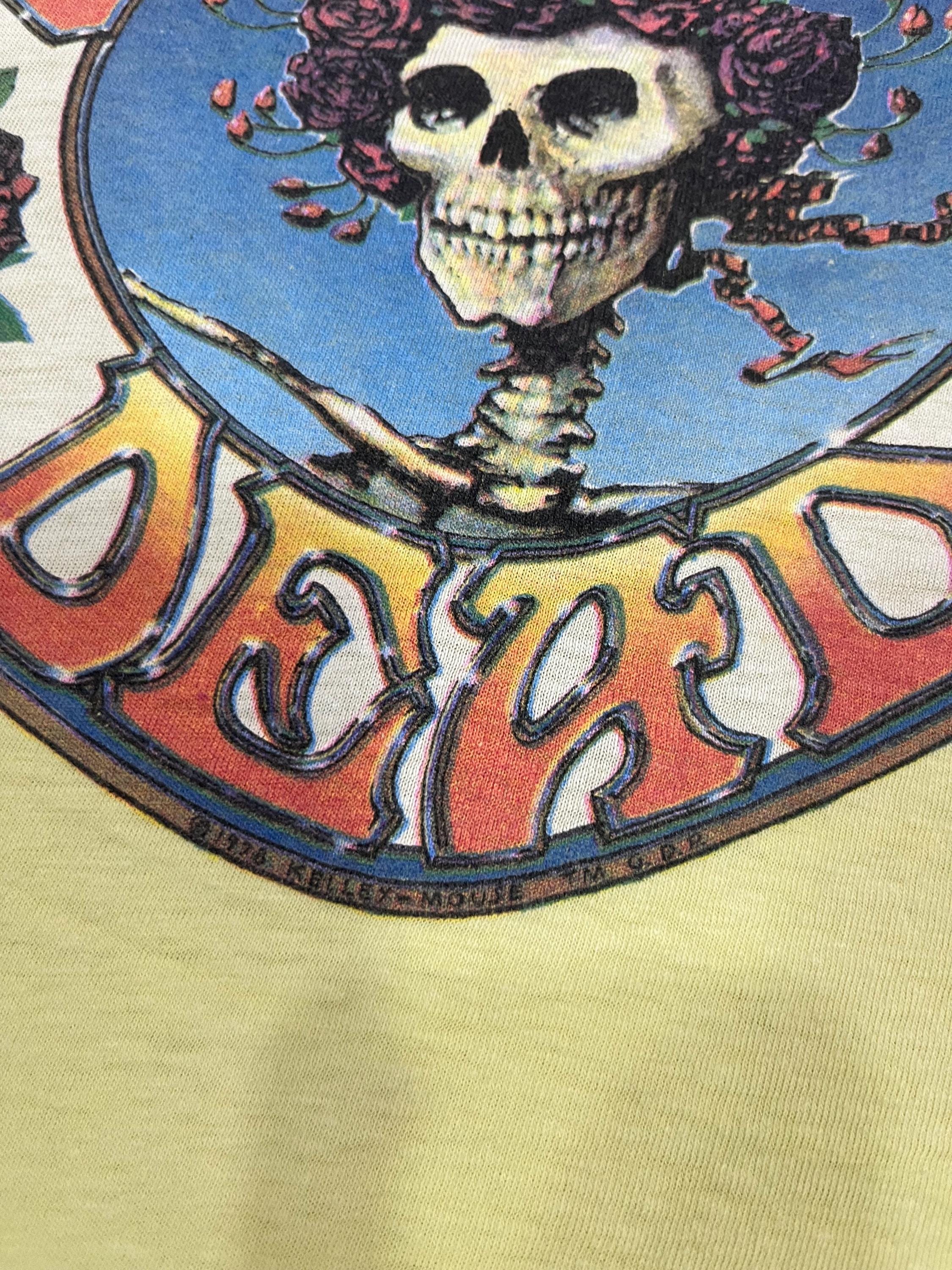Vintage Super Rare Band Grateful Dead (dead Skull and Roses)kelly Mouse ...