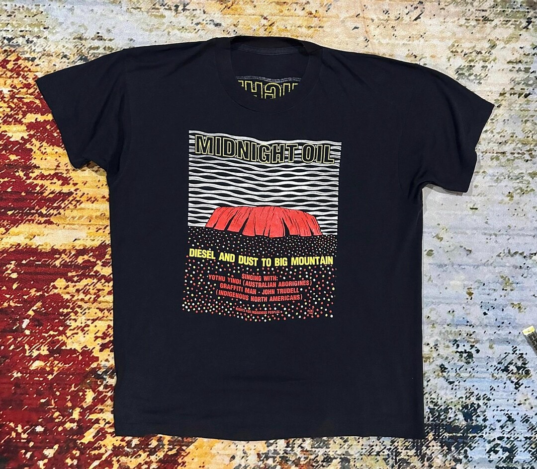Vintage Rare Band Midnight Oil 1988(diesel and Dust to Big Mountain) - Etsy