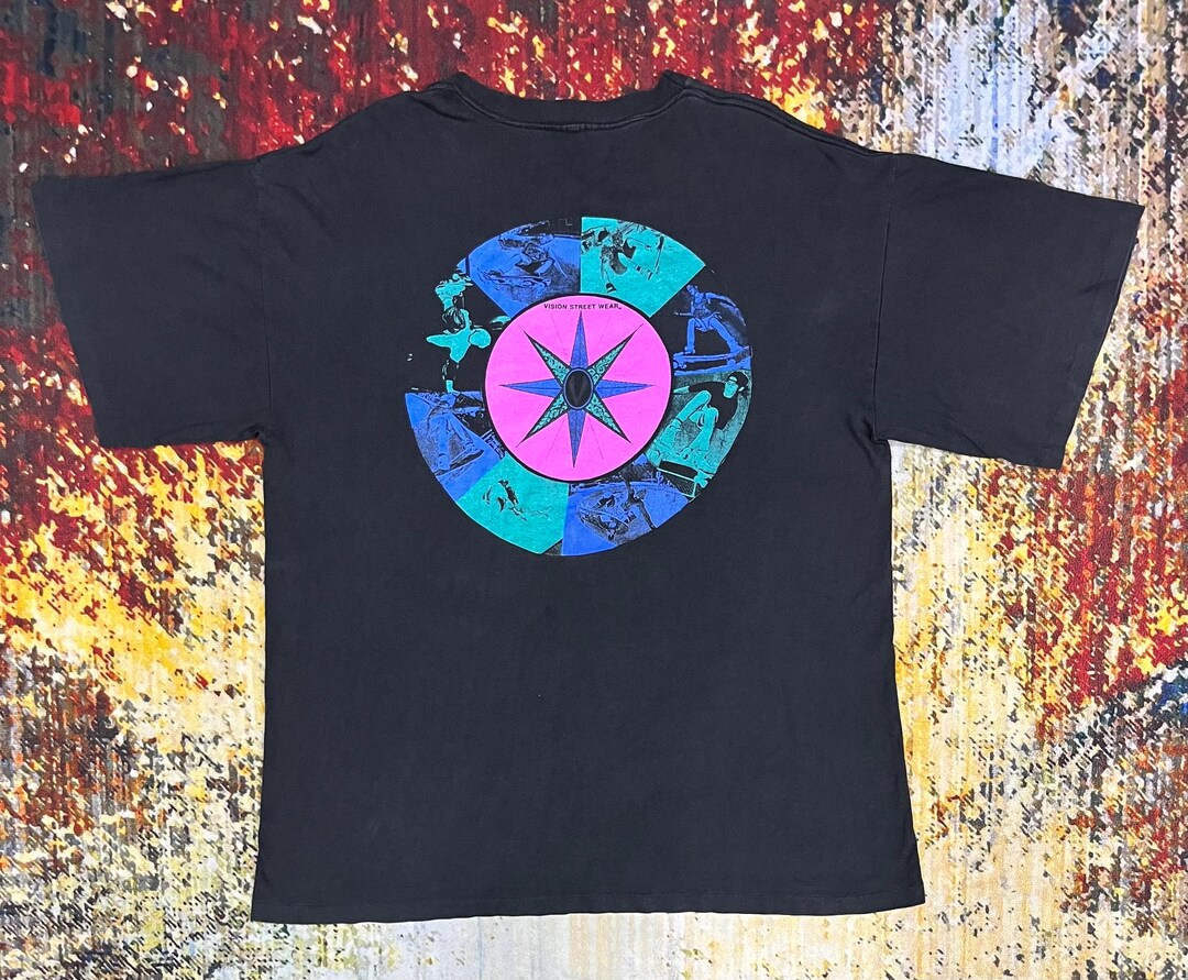 Vintage Vision Street Ware Skateboard 80s Shirt - Etsy