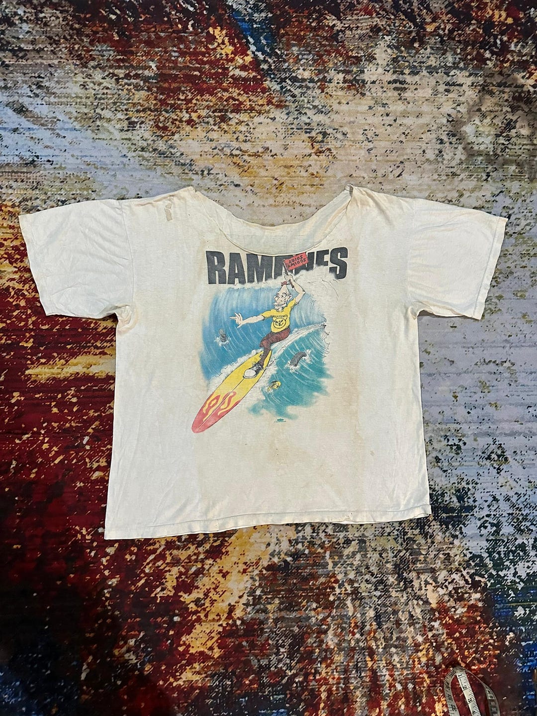 Vintage Rare Band Ramones 90s Distress - Etsy