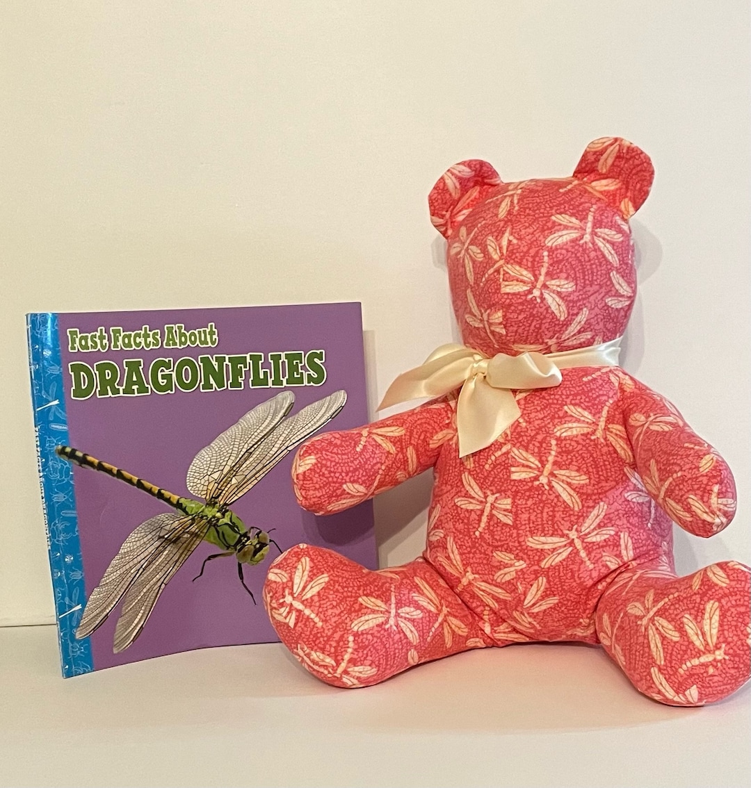 Dragonflies Book and Bear - Etsy