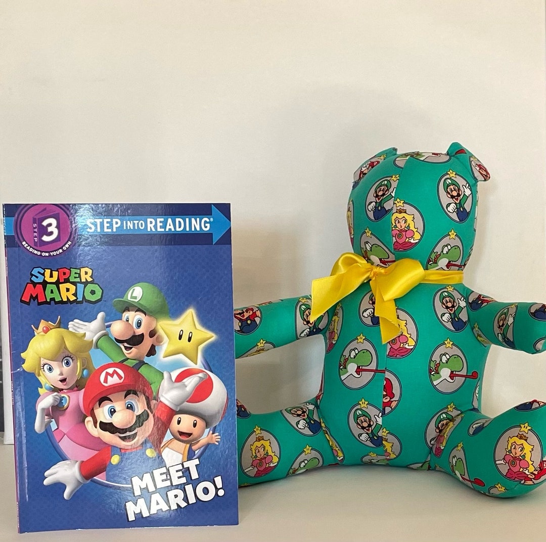 Super Mario Book and Bear - Etsy
