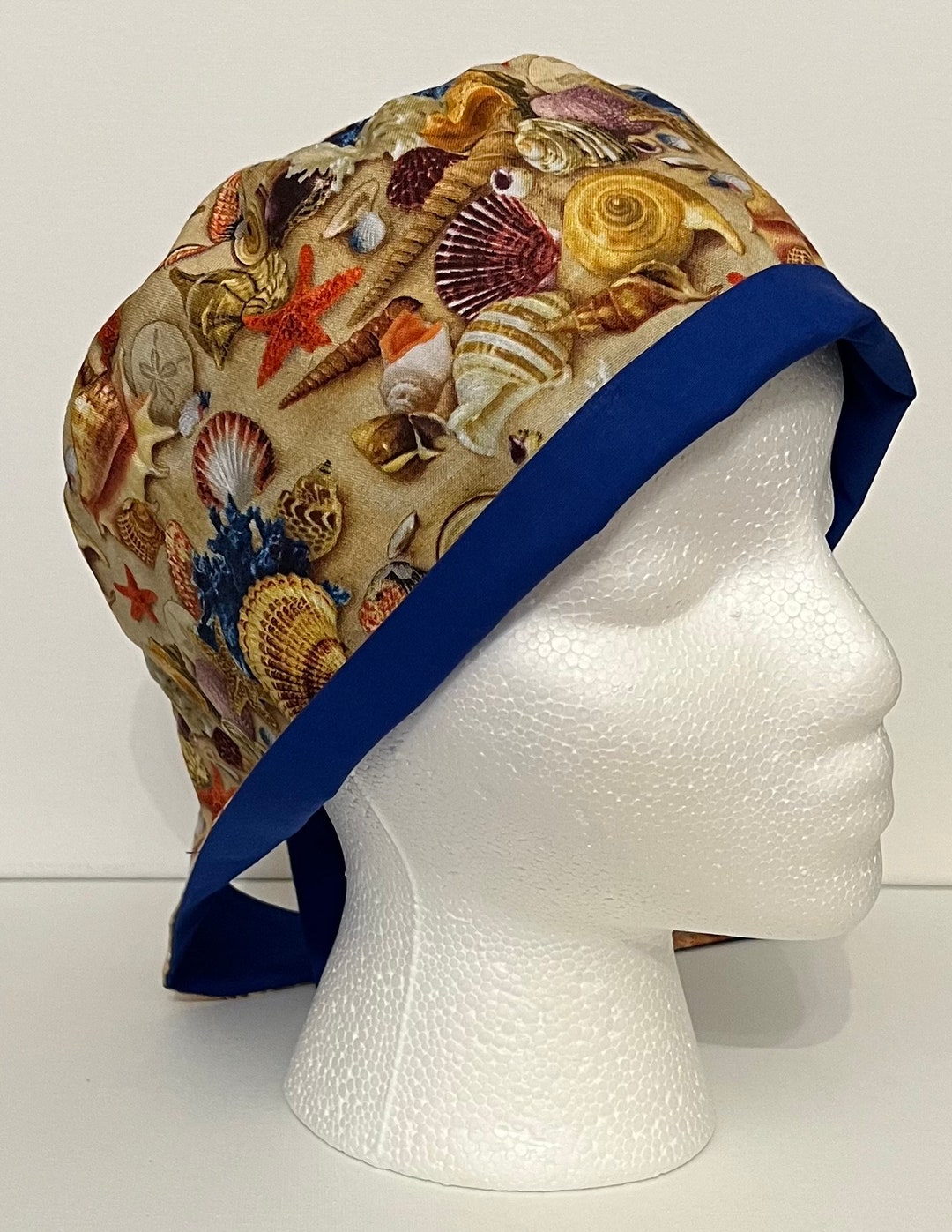 Beach, Sand and Seashells Medical Cap - Etsy