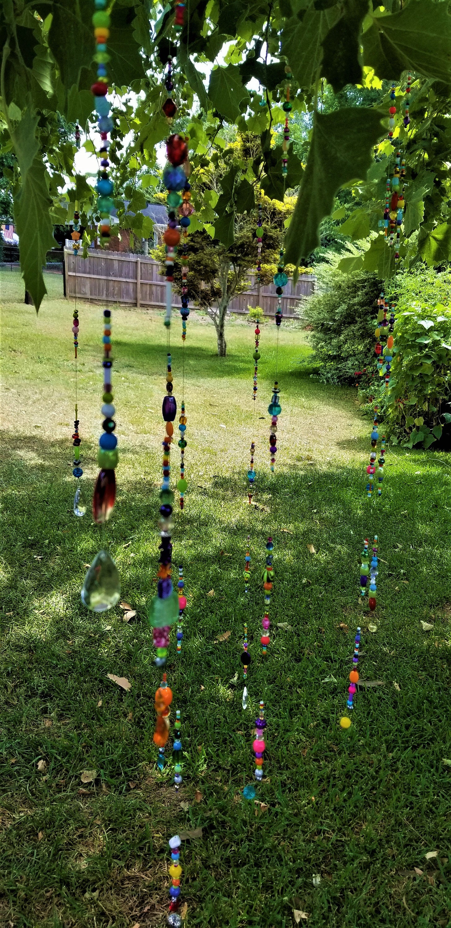 Sun Catcher Tree Swag Tree Jewels Garden Art Garden Decor - Etsy Canada