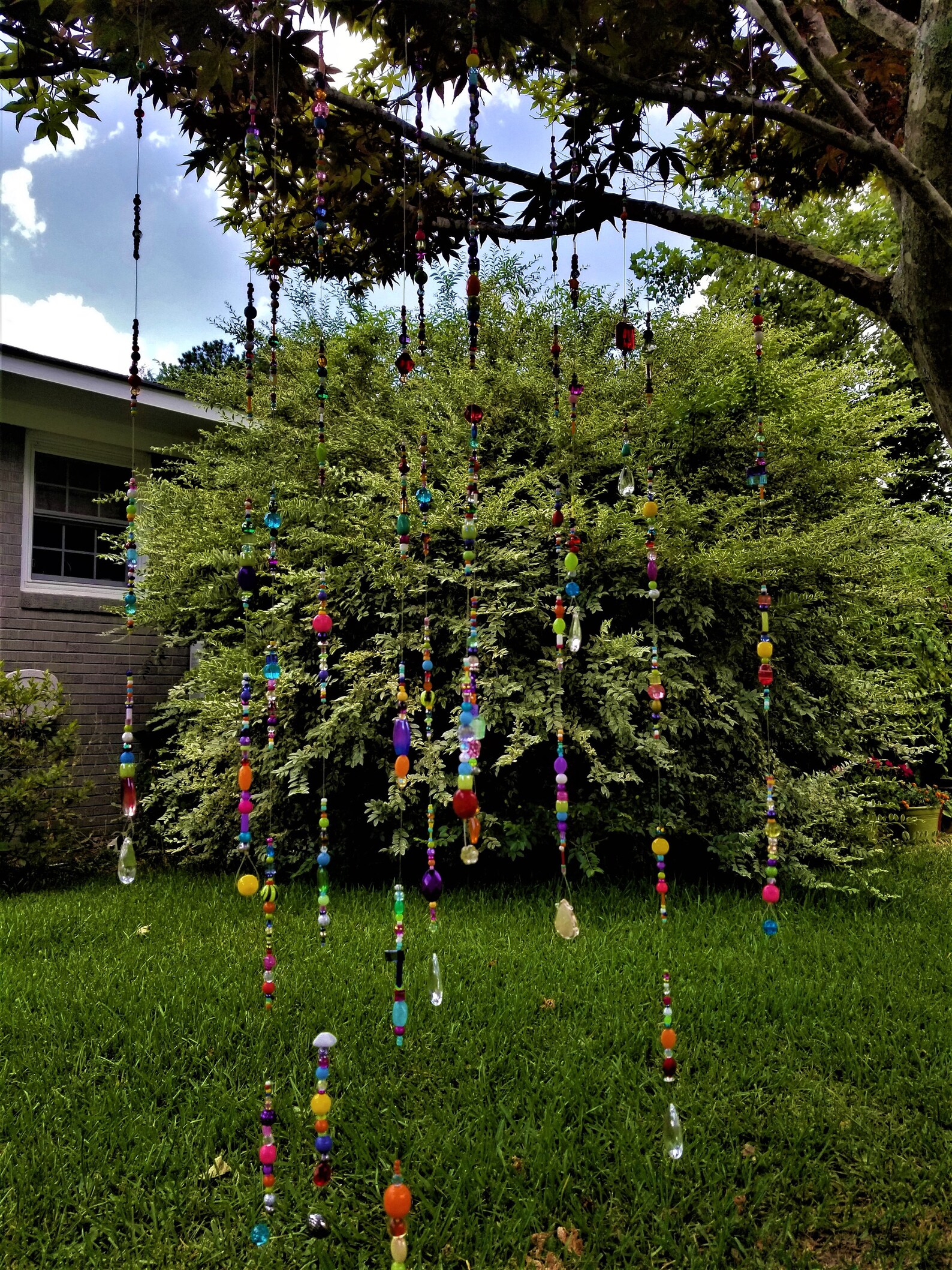 Sun Catcher Tree Swag Tree Jewels Garden Art Garden Decor - Etsy Canada