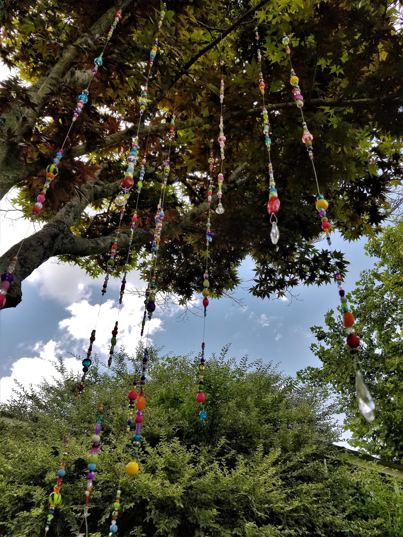 Sun Catcher Tree Swag Tree Jewels Garden Art Garden Decor - Etsy Canada