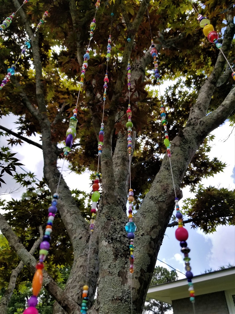 Sun Catcher Tree Swag Tree Jewels Garden Art Garden Decor - Etsy Canada