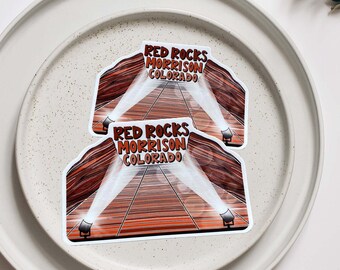 Red Rocks Sticker - Etsy