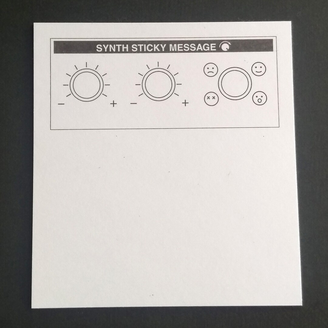 Sticky Synth Sticky Message【ssm】 - Etsy