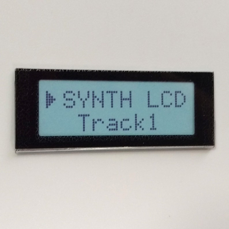 Nameplate LCD Design Nameplate White - Etsy