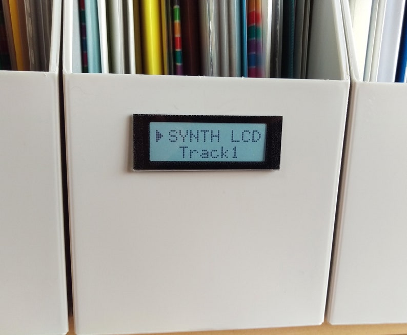 Nameplate LCD Design Nameplate White - Etsy