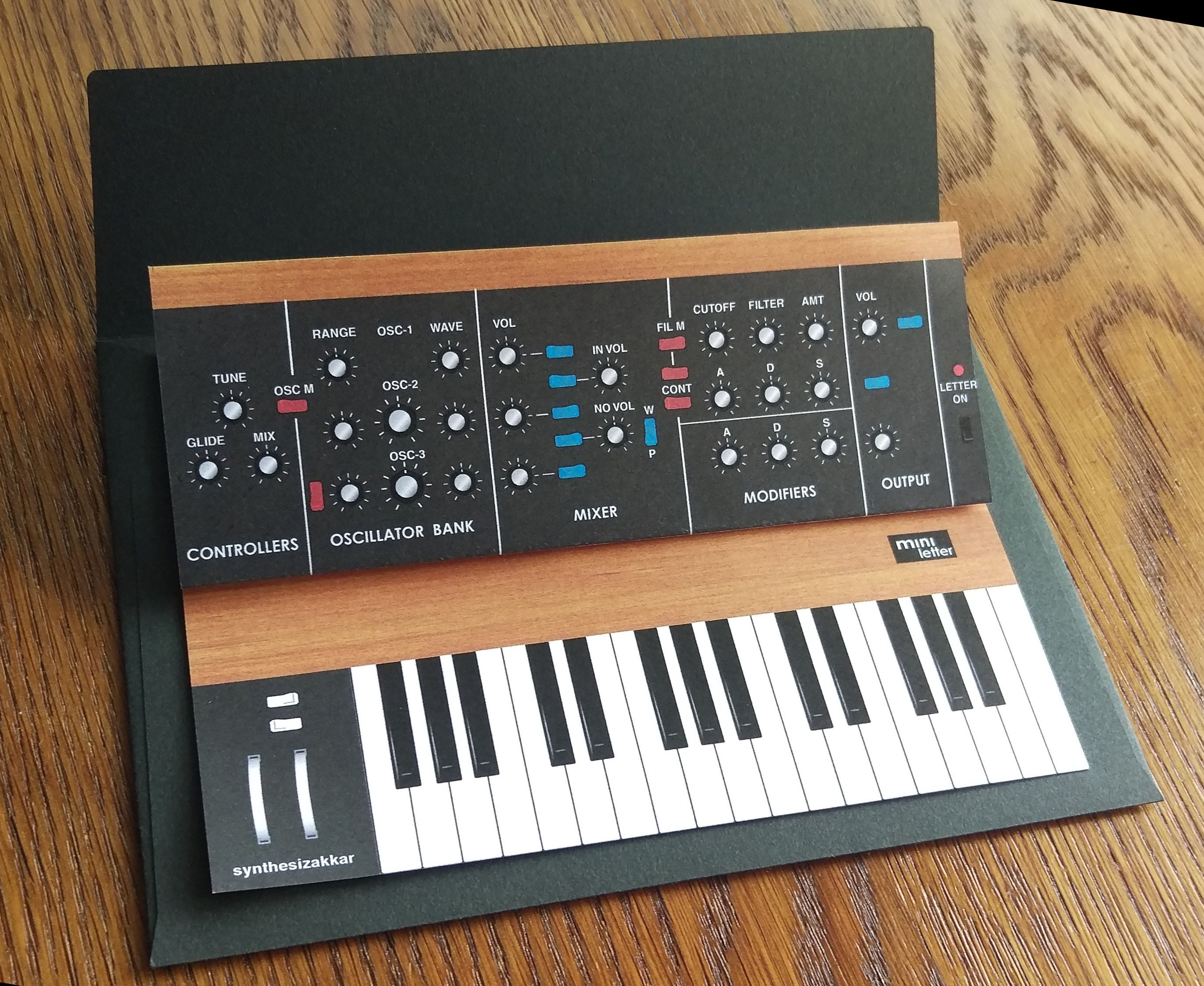 Letter Analog Synthesizer Design Letter Set Mini Letter! - Etsy