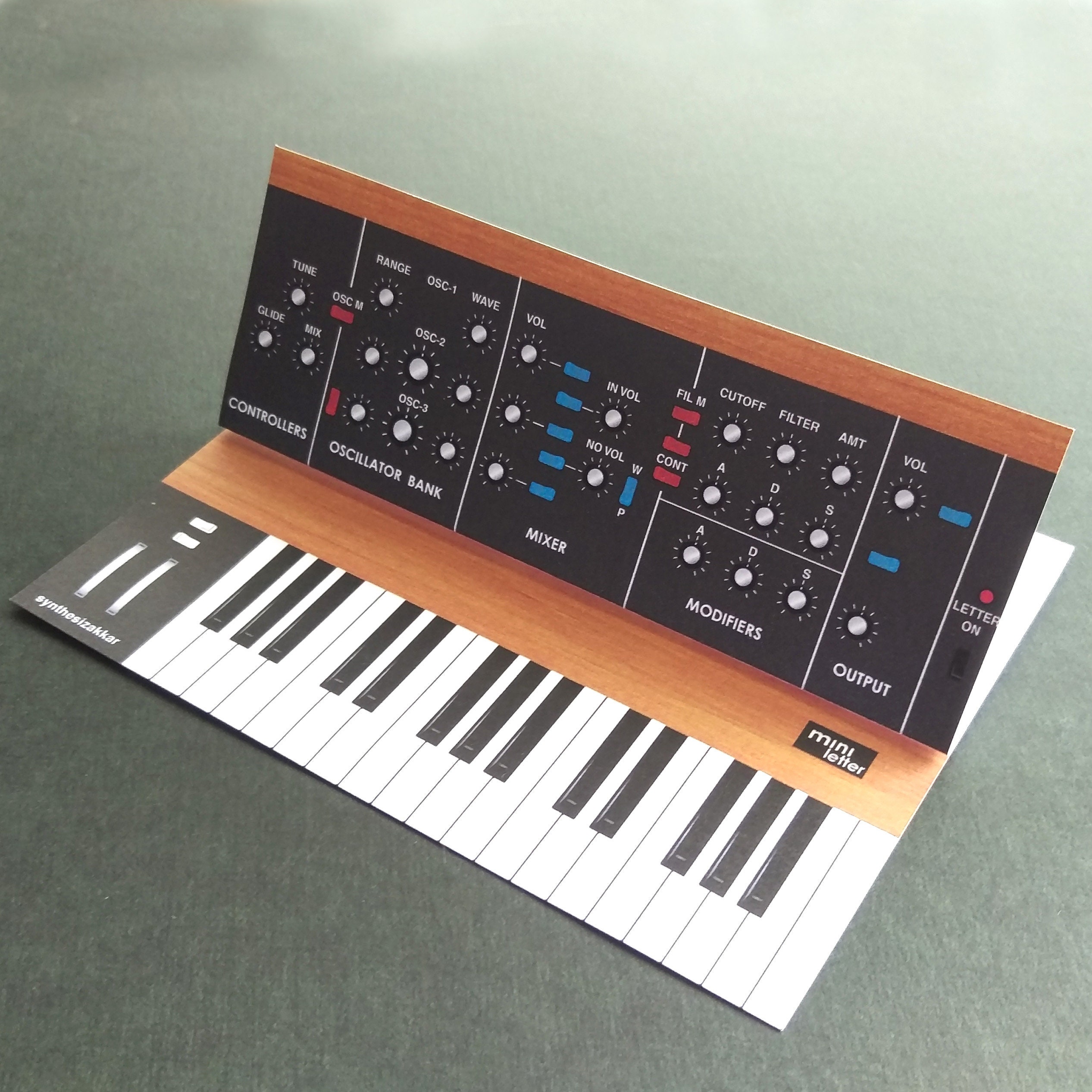 Letter Analog Synthesizer Design Letter Set Mini Letter! - Etsy