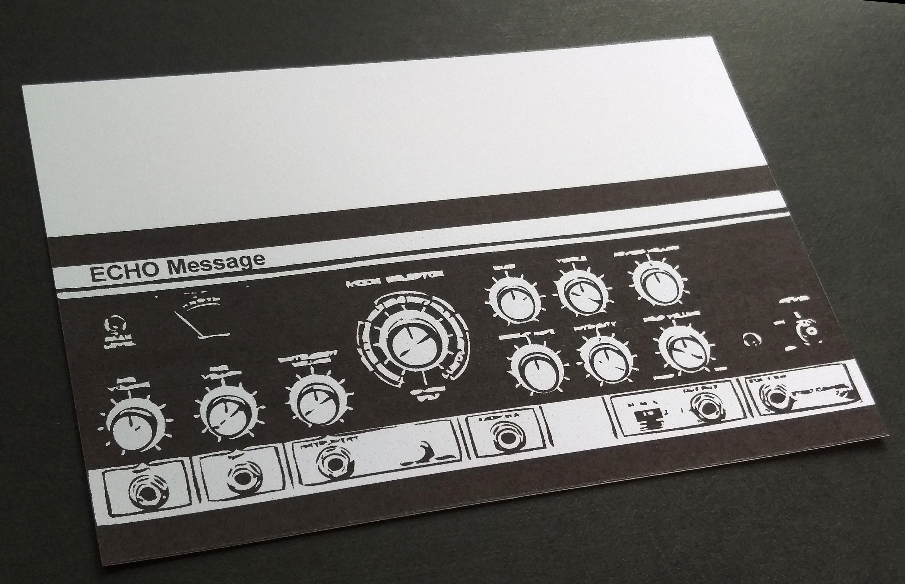 Letter ECHO Message Black Letter Set - Etsy