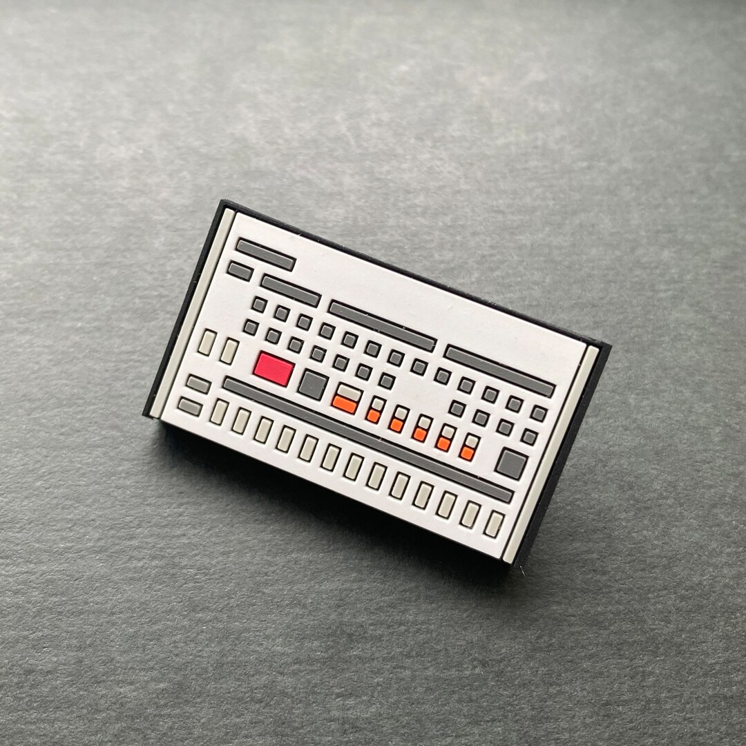 PVC Pin Badge Rhythm Machine 02: Pcm-analog Rhythm Machine 909 - Etsy