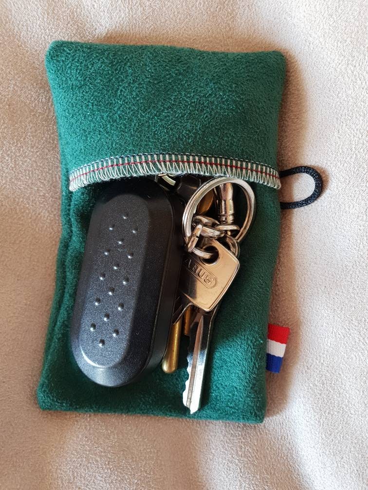 Simple Soft Pouch for Keys or Credit Cards With No Metal or - Etsy