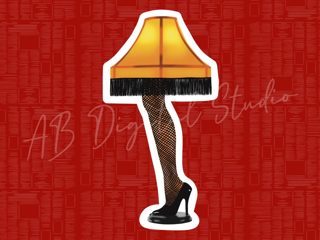 Leg Lamp Sticker Inspired by a Christmas Story - Etsy