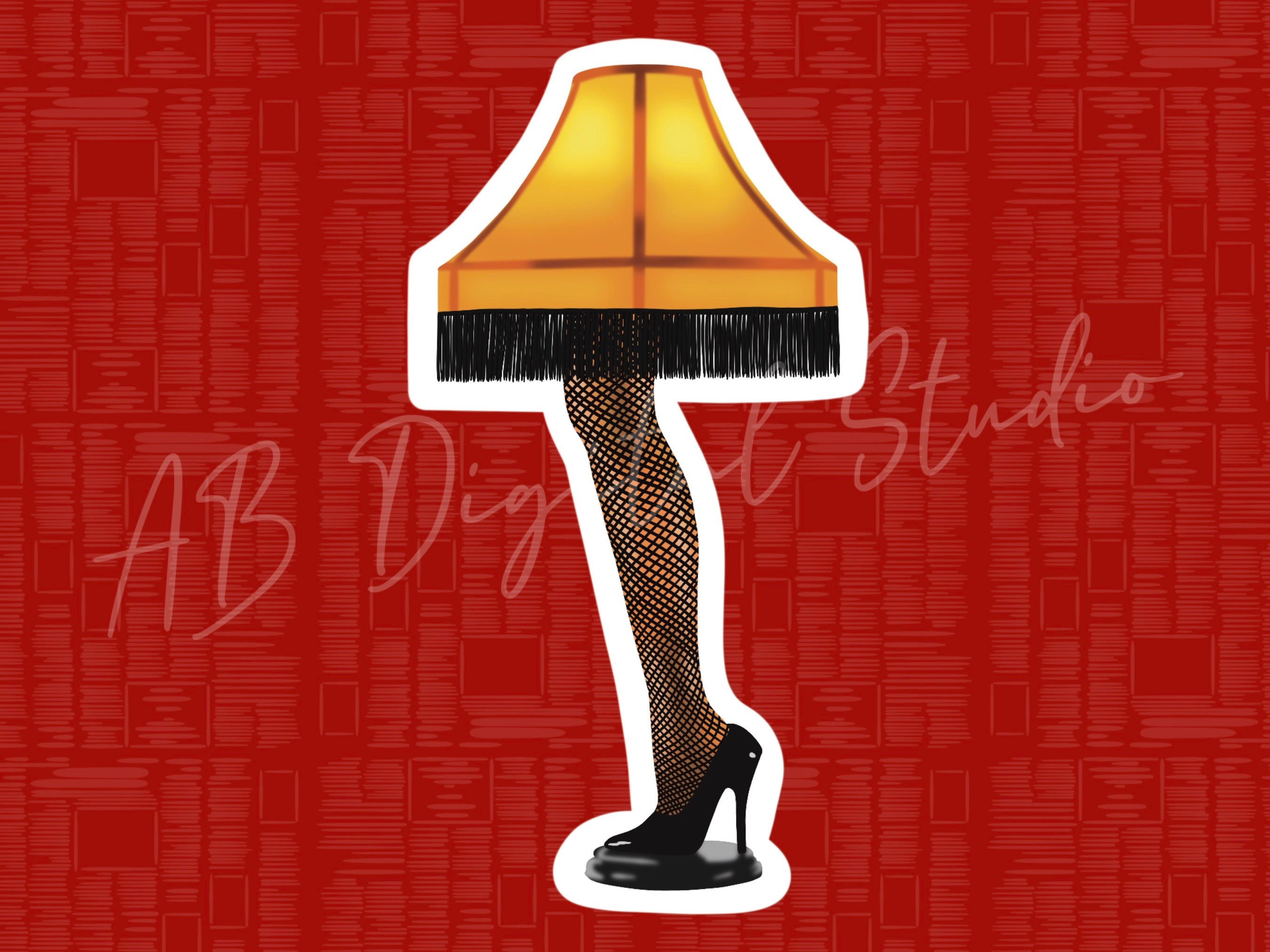 A Christmas Story Leg Lamp Clip Art
