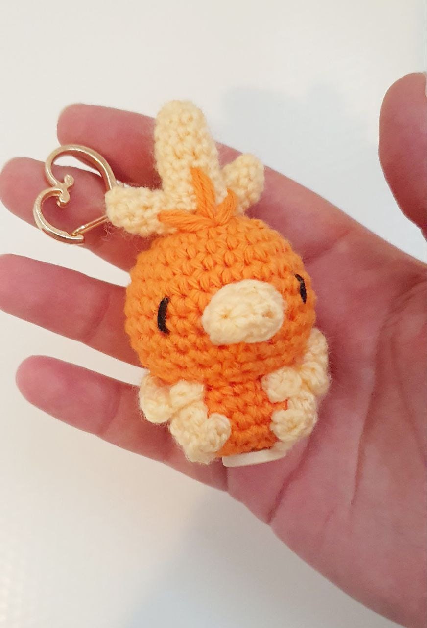 Amigurumi Pokemon Torchic, Little Crochet Plush Pokemon Amigurumi - Etsy
