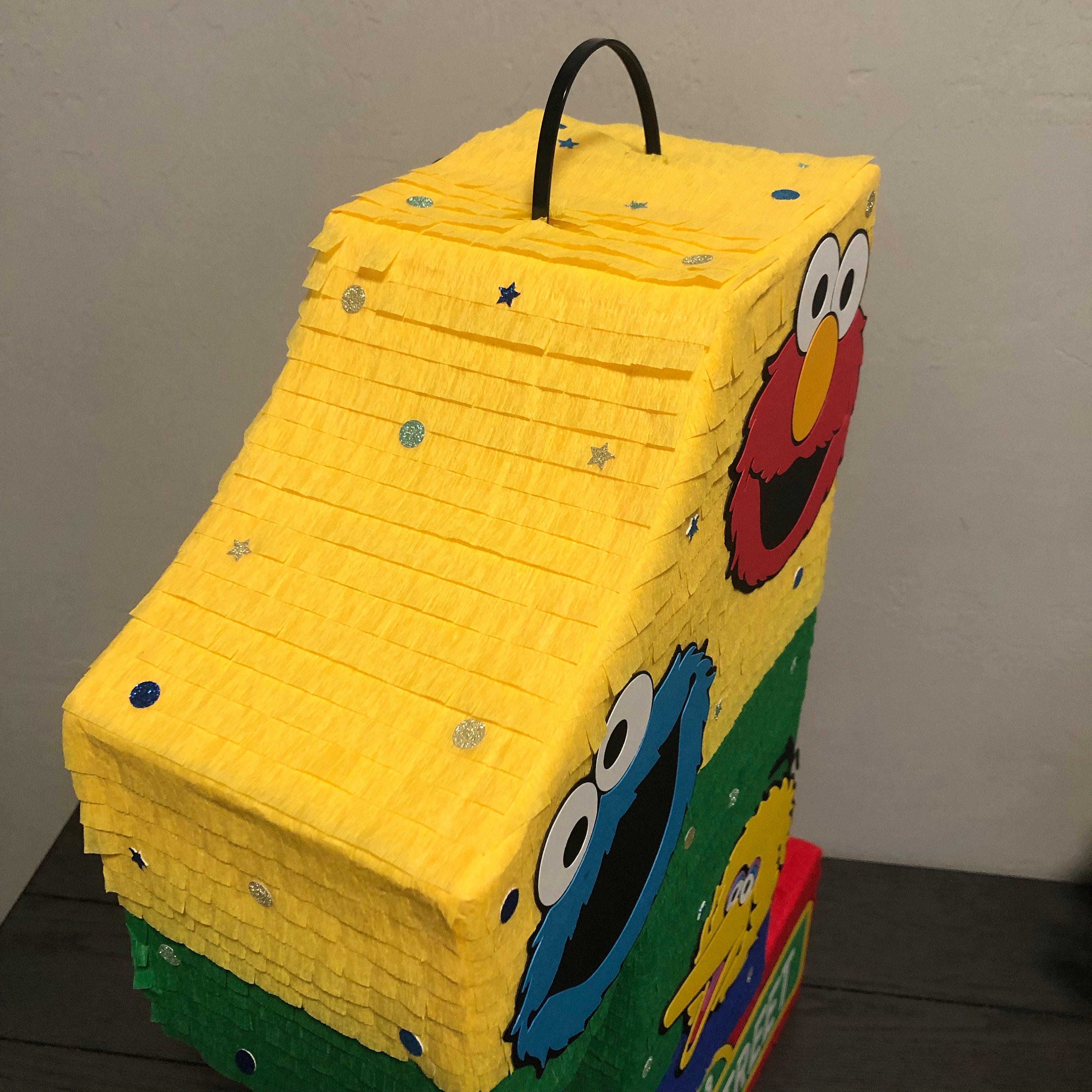 Sesame Pinata | First Birthday | One Pinata | Yellow Bird | Monster - Etsy