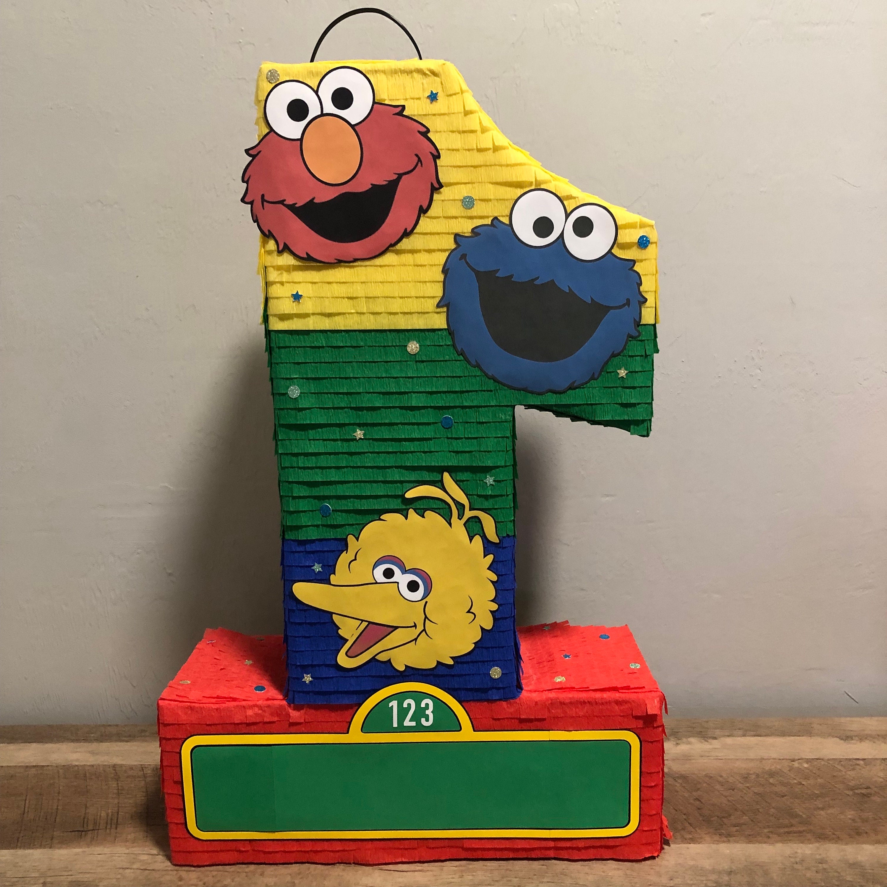 Sesame Street Pinata First Birthday One Pinata Elmo - Etsy