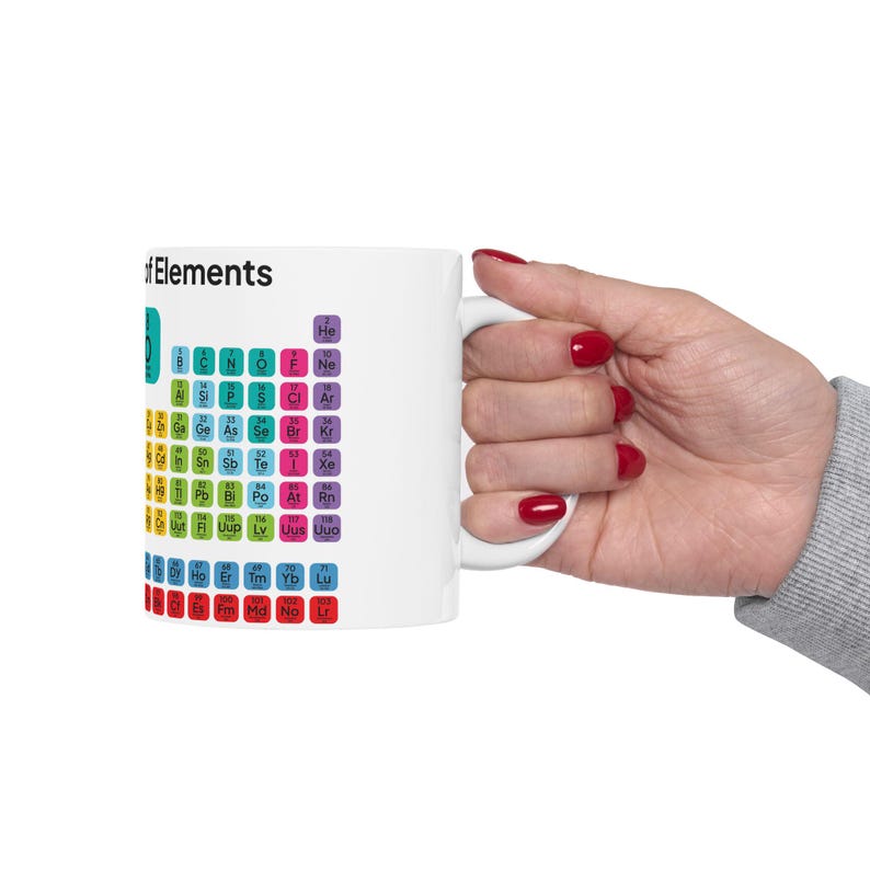 Periodic Table of Elements Mug - Etsy