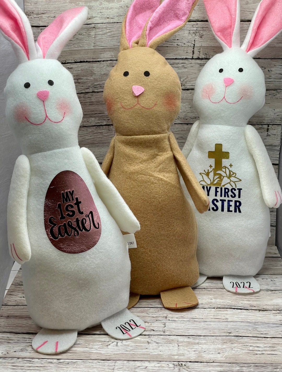 Personalized Easter Bunny Decor - My First Easter Bunny - Etsy