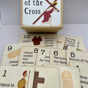 Kids Stations of the Cross Kit - Catholic Gifts - Catholic Kids - Etsy